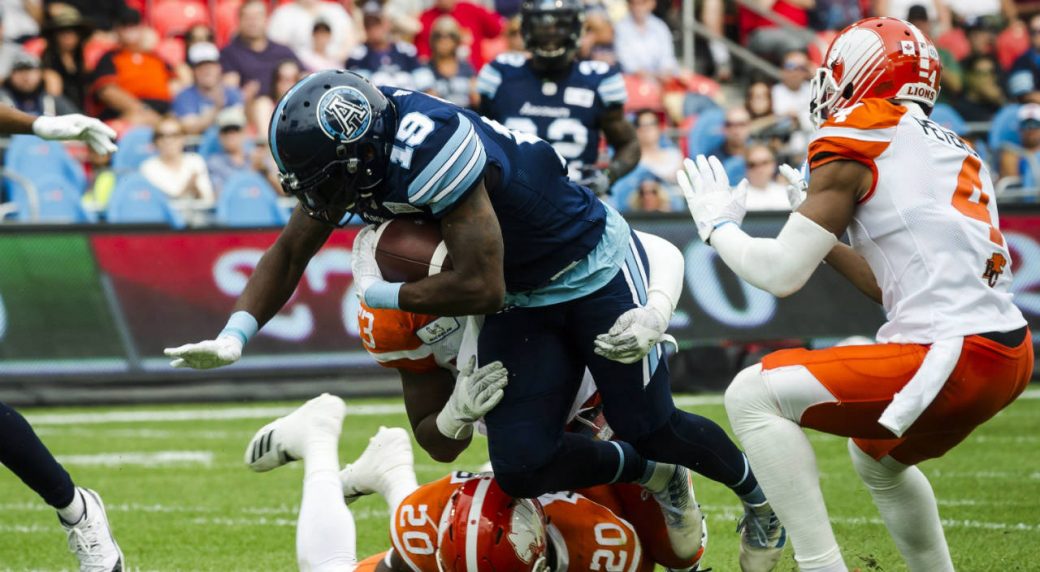 Franklin's late TD earns Toronto Argonauts home win over B.C. Lions - Sportsnet.ca
